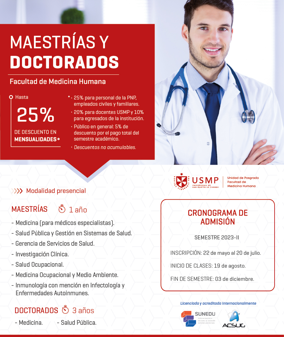 Maestrías y Doctorados - Facultad de Medicina Humana